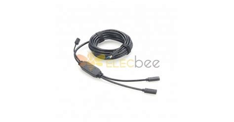 Elecbee Dual Port Usb Type C Active Extension Cable With Power