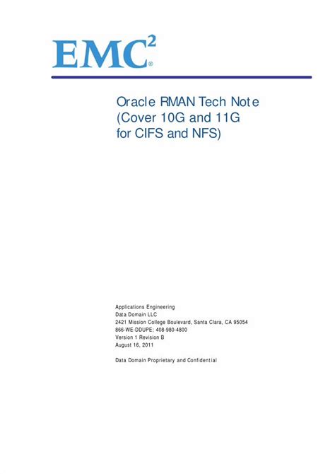 Pdf Oracle Rman Tech Note Dokumen Tips