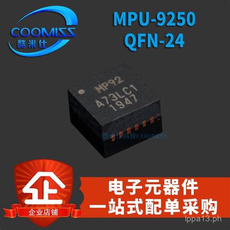 Original Mpu 9250 Qfn 24 Accelerometer Gyroscope Magnetometer 9axis Attitude Sensor Brand New
