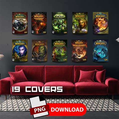 World Of Warcraft Class Icon Png Wow T Poster Png Classic Wow Poster Wall Box Art