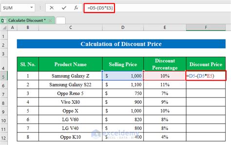 How To Calculate Discount In Excel 2 Easy Methods Exceldemy