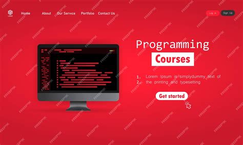 Premium Vector Programming Courses Illustration Cyber Education Course Concept Learning