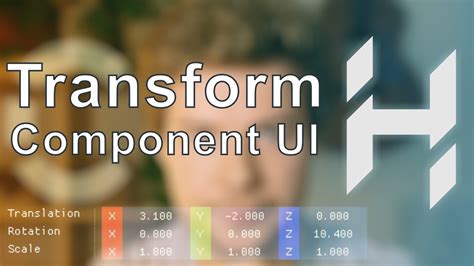 Transform Component Ui Game Engine Series Youtube