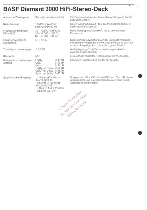 Basf Diamant 3000 Datenblatt
