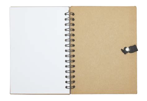 Blank Notebook Paper With Ring Spine On Transparent Background Png File 29892479 PNG