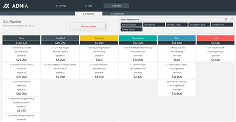 Excel Crm Template