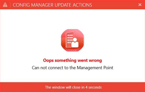run configuration manager client actions from the systray syst and deploy