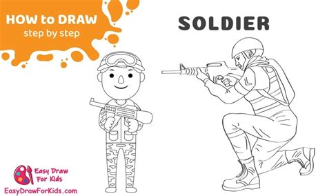 Soldier Step By Step Drawing
