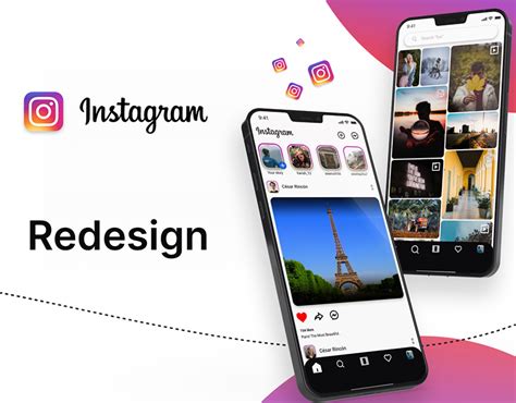 Instagram UI Redesign On Behance