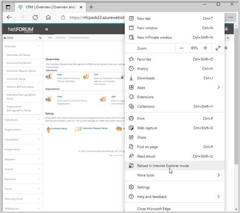 Enabling IE Mode On Microsoft Edge
