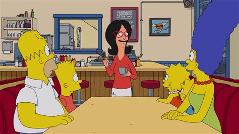 The Simpsons X Bobs Burgers Crossover Season 34 Ep 6 The Simpsons Cheese Bobs Burgers
