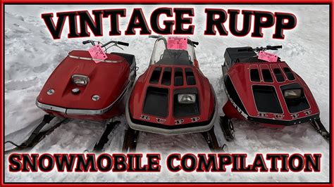 Vintage Rupp Snowmobile Compilation Youtube