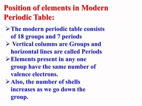 Periodic Calssification Of Elements Ncert Shashikumar B S PPT