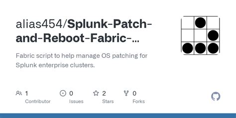 Github Alias454 Splunk Patch And Reboot Fabric Script Fabric Script To Help Manage Os