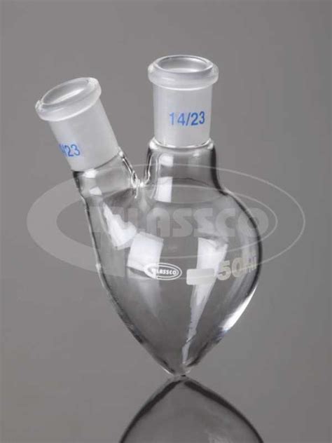 Flask Pear Shape Single Neck DIN Glassco Glasscolabs