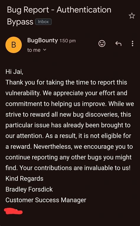 Jai Girawale On Linkedin Duplicate Bug Vdp Bugcrowd Bugbounty