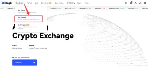 BingX Tutorial How To Purchase Crypto Via P2P On BingX