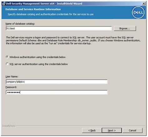 How To Install Dell Security Management Server Dell Data Protection Enterprise Edition Server