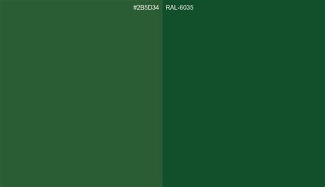 Hex 2b5d34 To Ral Code Ral 6035 Conversion Chart Ral Classic