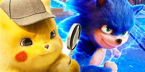 Sonic And Detective Pikachu Prove Animation Is Best For Video Game Movies