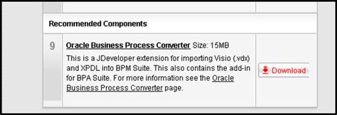 Soa With Oracle Importing A Bpmn Visio Diagram As A Bpm Process In