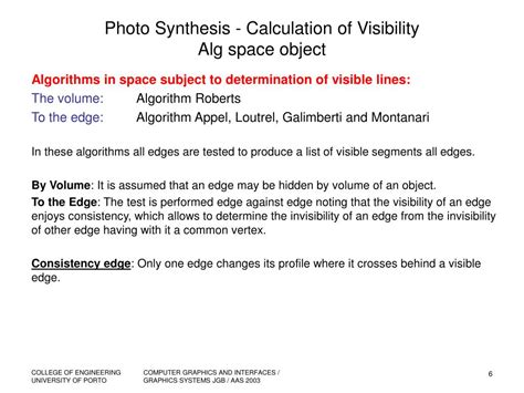 Ppt Synthesis Of Image Calculation Of Visibility Powerpoint