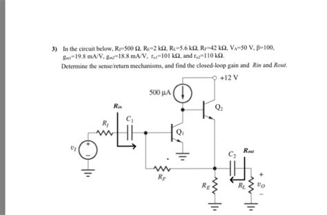 Solved Analog Electronics Assignment Due Date Chegg