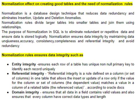 Solved Good Database Design Must Be Matched To Good Table Structure Course Hero