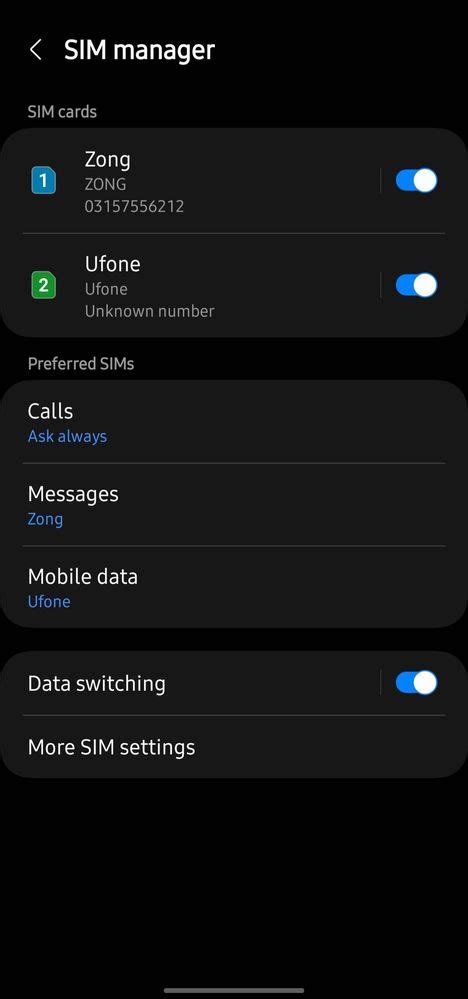 volte option not showing samsung members