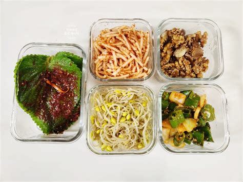 일주일 집반찬 만들기 5가지 여름반찬 레시피 밑반찬 요리 네이버 블로그