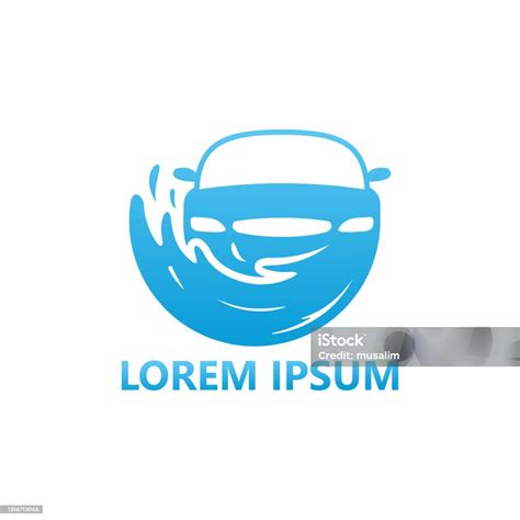 스플래시 자동차 로고 템플릿 디자인 벡터 엠블럼 디자인 개념 창조적 인 기호 아이콘 개념에 대한 스톡 벡터 아트 및 기타 이미지