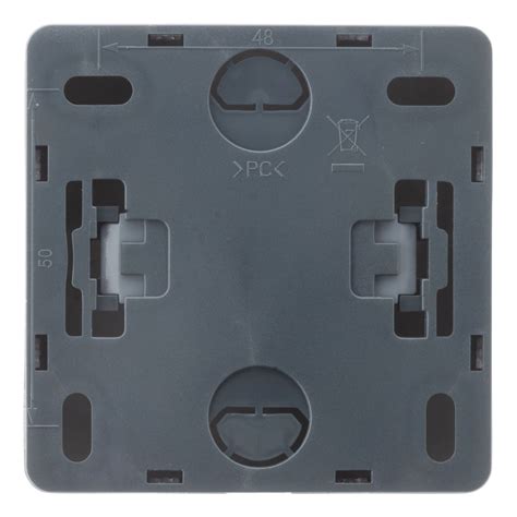 Bouton Poussoir 10A En Saillie Silver Zenitech