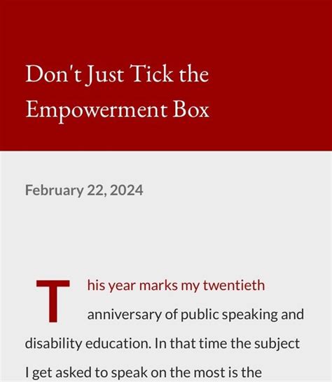 Chris Van Ingen On Linkedin Dearreader Disability Empowerment
