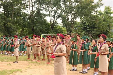 พิธีทบทวนคำปฏิญาณและสวนสนาม เนื่องในวันคล้ายวันสถาปนาคณะลูกเสือแห่งชาติ ประจำปี 2566 โรงเรียน