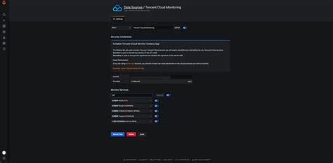 Datasource Tencent Cloud Monitor Grafana App Docs