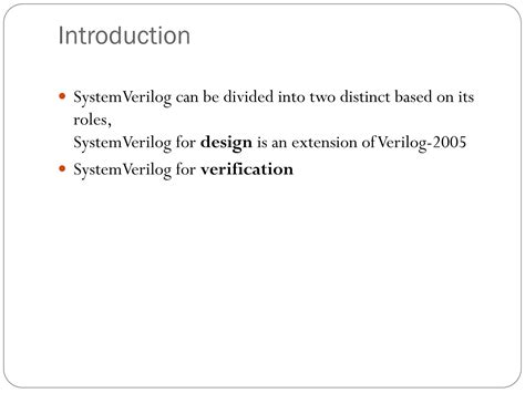 Solution System Verilog For Verification Studypool