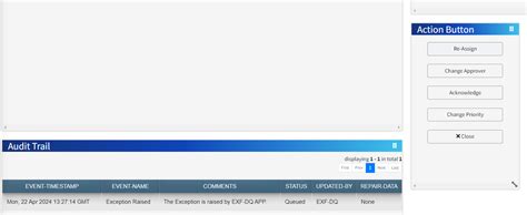 Exception Resolution Dashboard Wiki