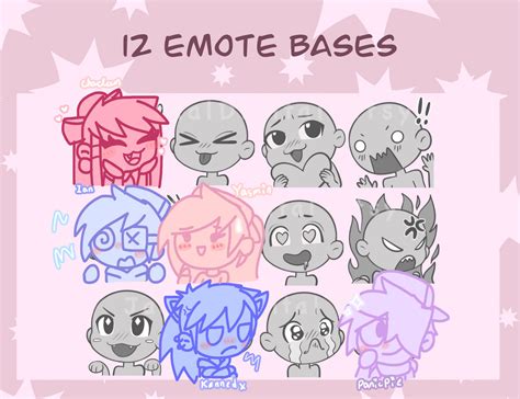 12 Emotes Bases Collablazy By Tordsgfandwife2 On Deviantart