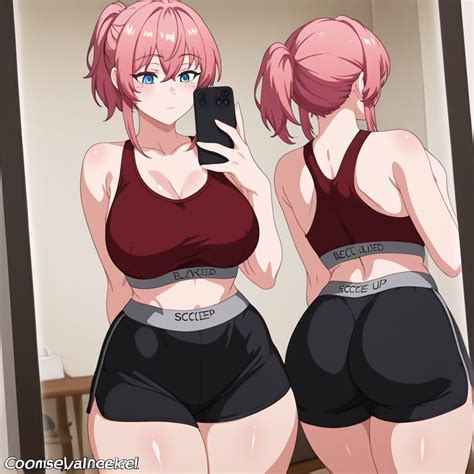 Anime Gym Girl Doing Selfie 2 By Igwtm On Deviantart
