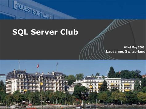 Sql Server Club Sql Server Enterprise Consolidation Charley Hanania Ppt Free Download