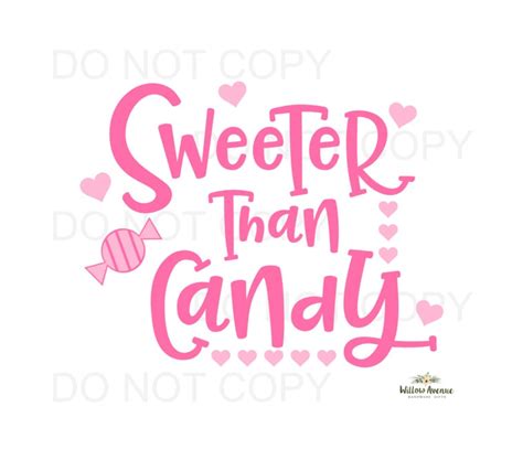 Sweeter Than Candy Svg Digital Cut File For Silhouette Cameo Cricut Explore Sil Studio Design