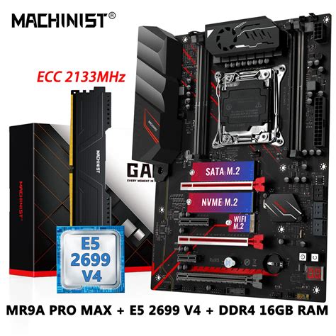 Machinist X99 Mr9a Pro Max Motherboard Kit Lga 2011 3 Cpu E5 2699
