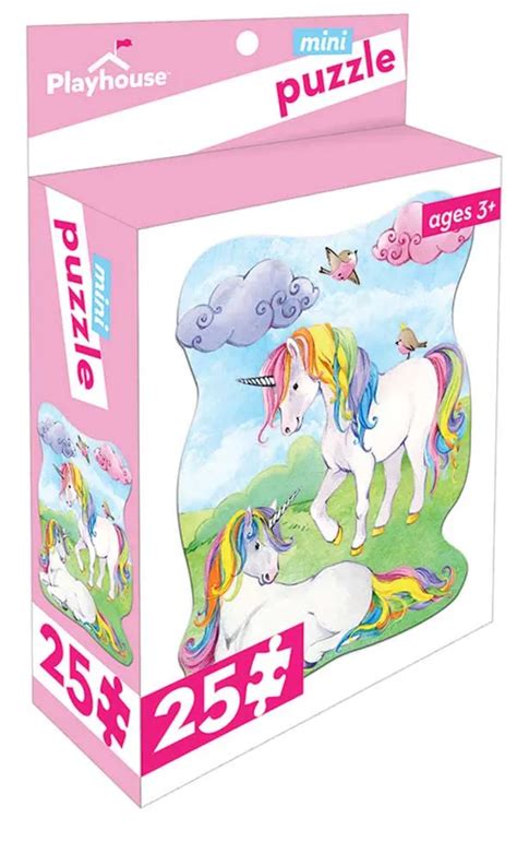 Unicorns Mini Puzzle 25 Piece Jigsaw Puzzle By Paper House