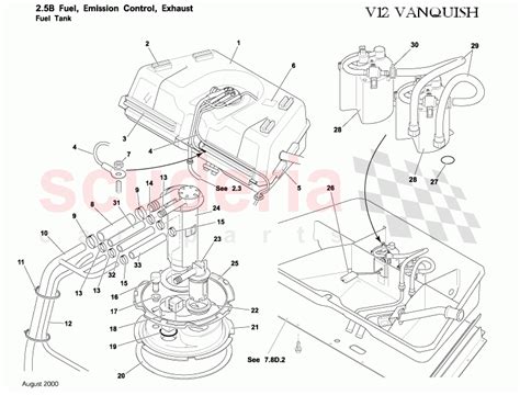 Fuel Tank Parts For Aston Martin Vanquish 2001 2007
