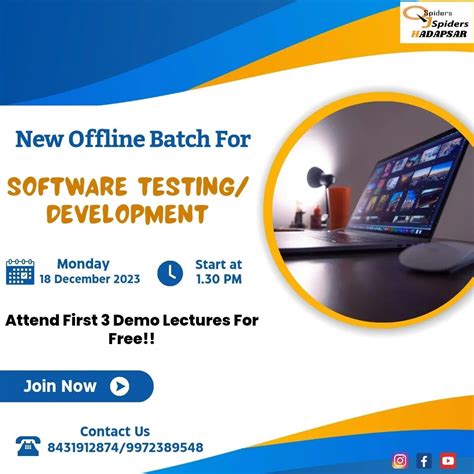 Qspidersjspiders Hadapsar On Linkedin Softwaredeveloper Softwaretesting