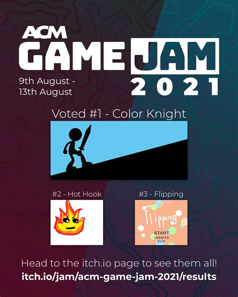 ACM Game Jam Itch Io