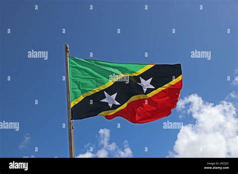 St Kitts Nevis Flag At Lorelei Rios Blog