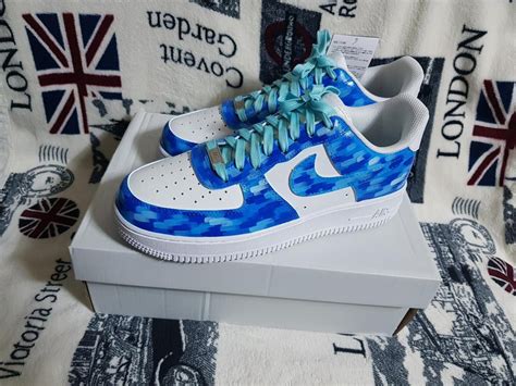 270mm 나이키 에어포스 아쿠아 커스텀 ~ 세컨웨어헬로마켓