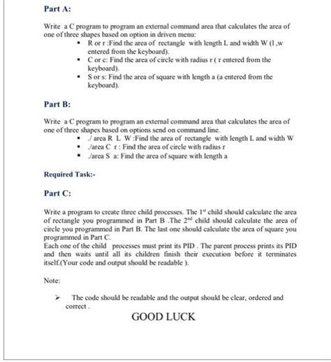 Solved Part A Write A C Program To Program An External Chegg Com