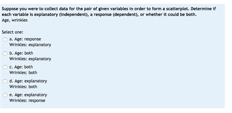 Solved Suppose You Were To Collect Data For The Pair Of Chegg Com